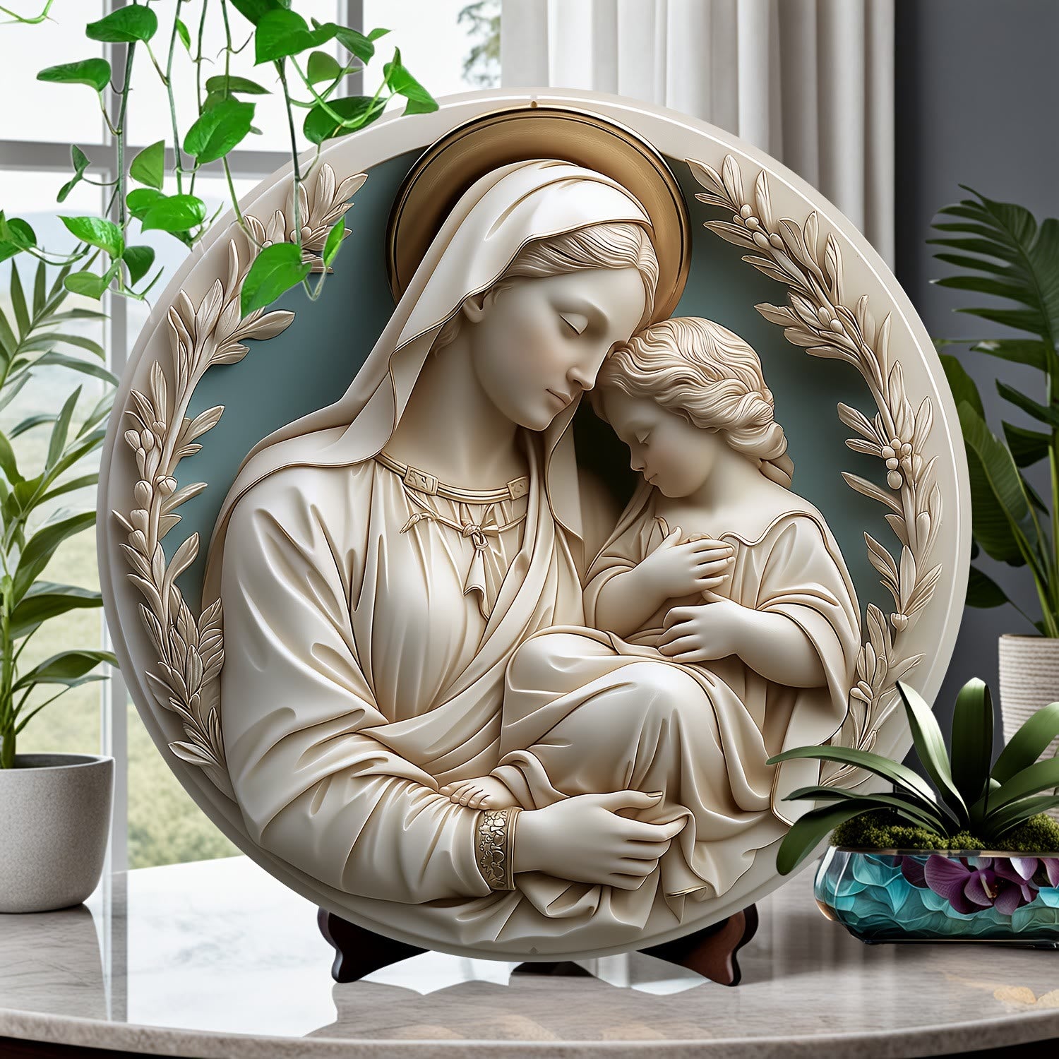 Christianartworkshop Realistic Style Stereo Intricate Nativity Scene C ...