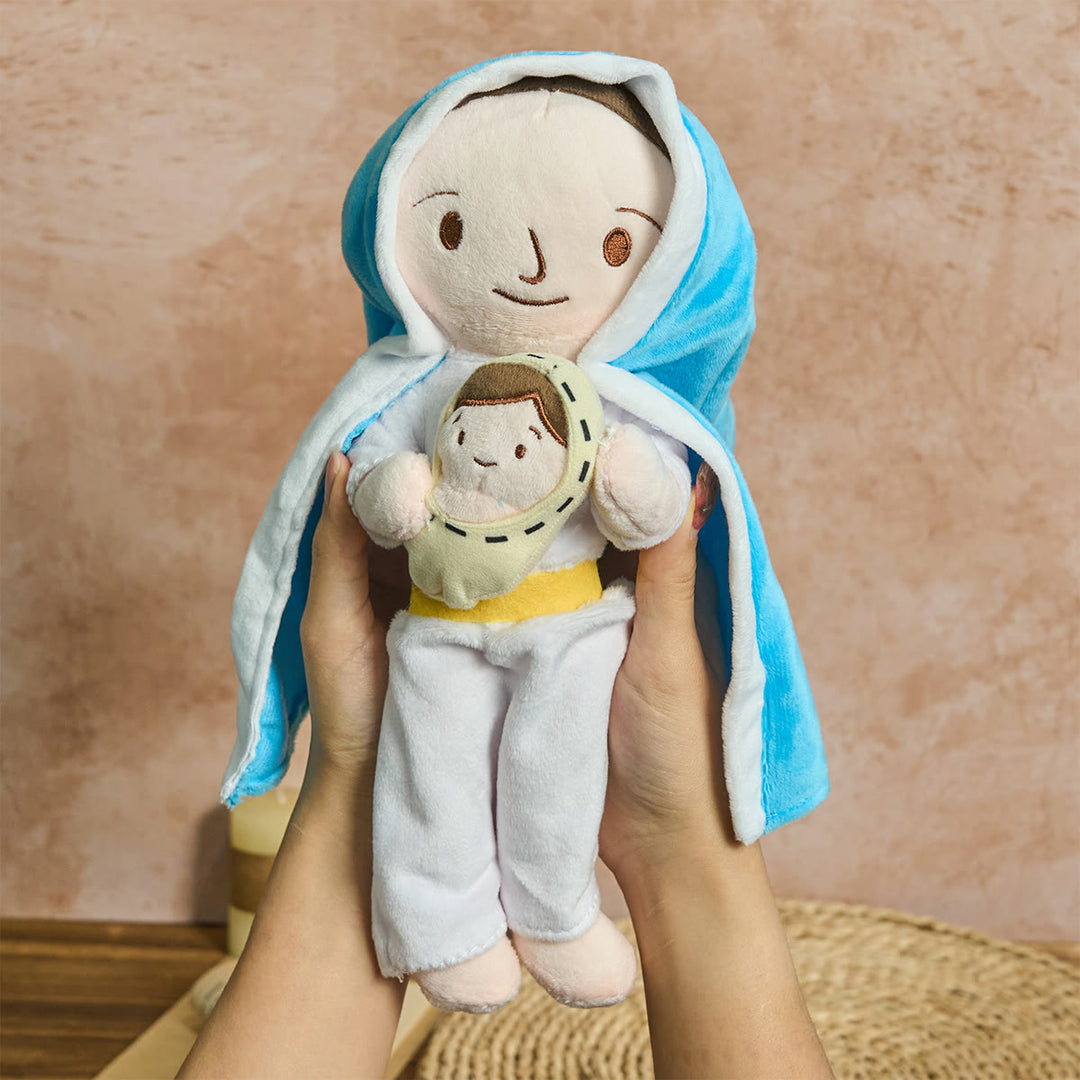 Christianartworkshop Gentle Jesus & Mary Plush Set - Handmade Soft ...