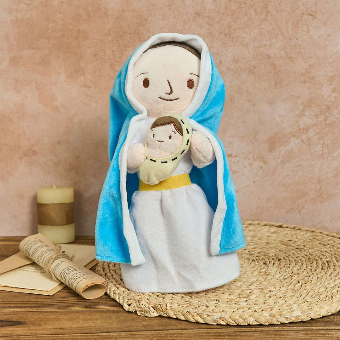 Christianartworkshop Gentle Jesus & Mary Plush Set - Handmade Soft ...