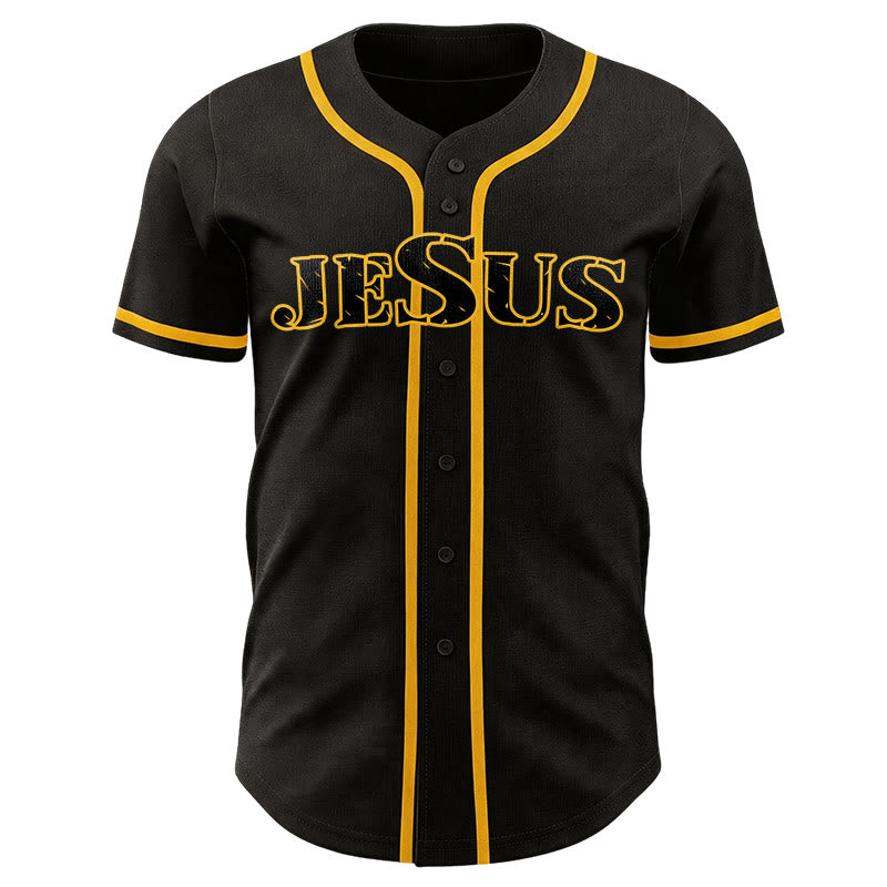 Christianartworkshop Jesus Cross Nail and Crown of Thorns Baseball Jer ...
